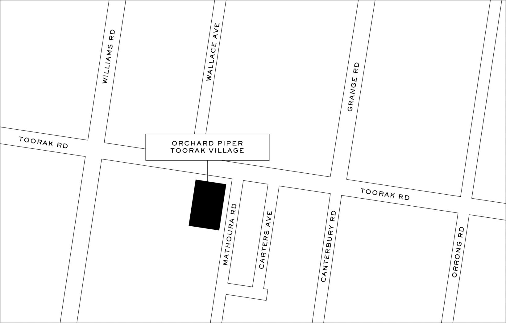 Toorak Village, Toorak - Orchard Piper